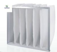 China Non Woven Fabric Pocket HEPA Air Filter with Rigid Structure for sale