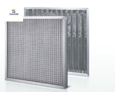 China Multilayers Metal Mesh Pre Filter with Wavy Aluminum Mesh and SS Mesh for sale