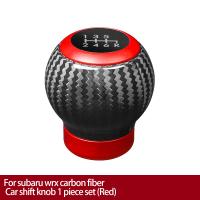 China For subaru Wrx Carbon Fiber Car Shift Knob 1 Piece Set Interior Accessory Various Color Selected for sale