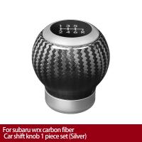 China For subaru Wrx Carbon Fiber Car Shift Knob 1 Piece Set Interior Accessory Various Color Selected for sale