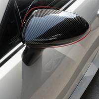 China For Toyota GR86 Subaru BRZ 2022+ Rearview Mirror Cover Edge Wrap Design and ABS Plastic With Carbon Fiber Texture for sale