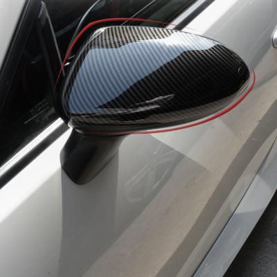 China For Toyota GR86 Subaru BRZ 2022+ Rearview Mirror Cover Edge Wrap Design and ABS Plastic With Carbon Fiber Texture for sale