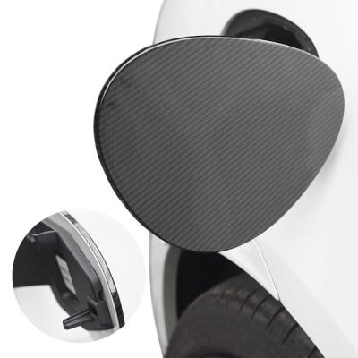 China ABS Plastic Carbon Fiber Fuel Tank Gas Oil Box Cover Sticker for 2022 Toyota GR86 2022 Subaru BRZ Car Exterior Accessories for sale