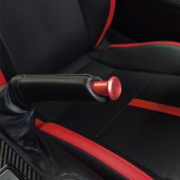 China 2022 GR86/BRZ Interior Accessories Aluminum Alloy Handbrake Button Parking Brake Parts for Toyota GR86 ZN8 Subaru BRZ ZD8 for sale