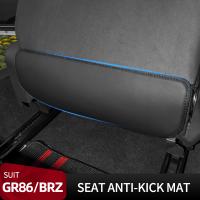 China For Toyota GR 86 Subaru BRZ From 2021 to Now Car Internal Accessories Car Back Seat Kick Mats Protector Anti-kick Pad Leather for sale