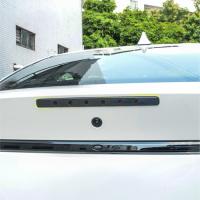 China BRZ Accessories GR86 Carbon Fiber Stainless Steel Rear Brake Light Cover Trunk Door Sticker for 2022 Toyota 86 Subaru BRZ for sale