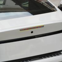 China BRZ Accessories GR86 Carbon Fiber Stainless Steel Rear Brake Light Cover Trunk Door Sticker for 2022 Toyota 86 Subaru BRZ for sale
