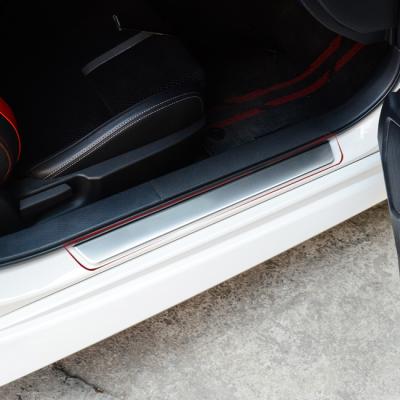 China 2022 Subaru BRZ Accessories GR86 Accessories Carbon Fiber Door Sill Outside Pedal Stainless Steel Outer Threshold for sale