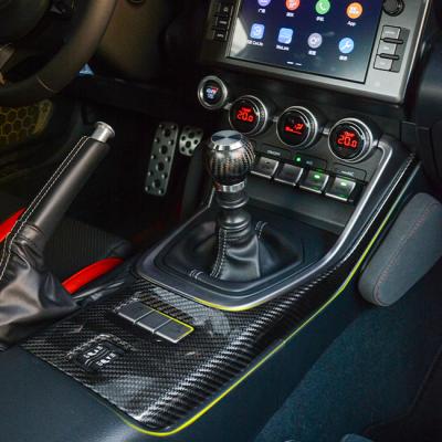 China Manual Transmission MT BRZ 86 Carbon Fiber Center Control Gear Panel for 2021 Toyota 86 GR86 ZN8 for Subaru BRZ ZD8 Accessories for sale