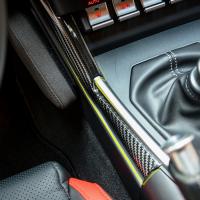China Manual Transmission MT BRZ 86 Carbon Fiber Center Control Gear Panel for 2021 Toyota 86 GR86 ZN8 for Subaru BRZ ZD8 Accessories for sale