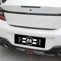 China Storage Tail Box Margin Trim Carbon Fiber Car Trunk Cover Under Decorative Strip for 2022 Toyota GR86 Subaru BRZ Accessories for sale