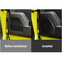 China Car Speaker Cover for Suzuki Jimny JB64 JB74 Custom Punching Audio Metal Net Cover High-grade Metal Mesh Speaker Grille Cover for sale
