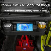 China For Jimny JB64/74 Custom Car Interior Rubbish Bin for Car Cup Holder Phone Holder Car Co-pilot Multi-function Storage Box for sale