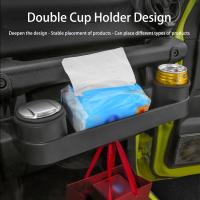 China For Jimny JB64/74 Custom Car Interior Rubbish Bin for Car Cup Holder Phone Holder Car Co-pilot Multi-function Storage Box for sale