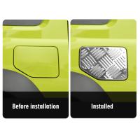 China For Suzuki Jimny JB64 JB74 Accessories Car Accessories Custom Car Fuel Tank Cap Stickers Cover 2019-2020 Year for sale