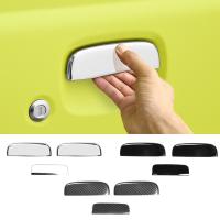 China Car Door Handle Cover Rear Tail Door Handle Sticker 304 Stainless Steel Exterior Accessories for Suzuki Jimny JB64/JB74 for sale