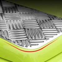 China 304 Stainless Steel Decorative Stickers on Both Sides of the Front Hood for Suzuki Jimny JB64 JB74 2019+ for sale