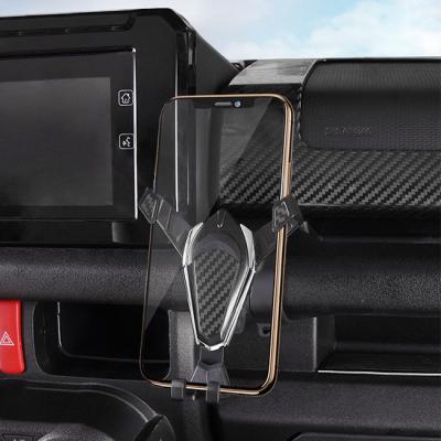 China Jimny Accessories Car Phone Holder Dashboard Screen Screw Mobile Phone GPS Stand for Suzuki JB74 JB64 Interior Accessories for sale