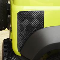 China Jimny Carbon ABS Stainless Steel Car Fender Sticker Front Guard Cover for Suzuki Jimny JB74 JB64 4x4 Automotive Accessories for sale