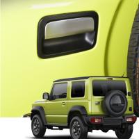 China For Suzuki Jimny JB74 JB64 Carbon Stainless Steel Rear Door Handle Cover Trim 4x4 Automotive Accessories Factory Wholesale for sale