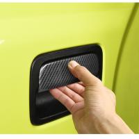 China For Suzuki Jimny JB74 JB64 Carbon Stainless Steel Rear Door Handle Cover Trim 4x4 Automotive Accessories Factory Wholesale for sale