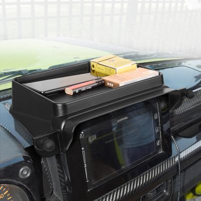 China Car Storage Box Car Phone Holder Dashboard GPS Stand Middle Screen USB Charge for Suzuki Jimny JB74 JB64 4x4 Accessories for sale