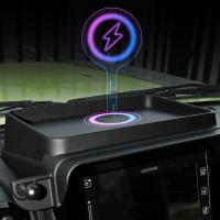 China Car Storage Box Car Phone Holder Dashboard GPS Stand Middle Screen USB Charge for Suzuki Jimny JB74 JB64 4x4 Accessories for sale