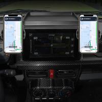 China Car Storage Box Car Phone Holder Dashboard GPS Stand Middle Screen USB Charge for Suzuki Jimny JB74 JB64 4x4 Accessories for sale