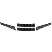 China Jimny Accessories Stainless Steel Carbon Fiber Front Lip Front Bumper Net Cover 4pcs for Suzuki Jimny JB64 Jb74 Accessories for sale