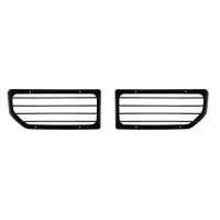 China Jimny Parts Stainless Steel Accessories Black Car Taillight Frame Screw Install Rear Light Mesh Cover for Suzuki JB74 JB64 2018 for sale