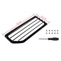 China Jimny Parts Stainless Steel Accessories Black Car Taillight Frame Screw Install Rear Light Mesh Cover for Suzuki JB74 JB64 2018 for sale