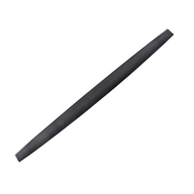 China Car Central Control Panel Cover Trim Strip for Tesla Model 3/model Y 2017-2022 Year Real Carbon Fiber Car Accessories Sticker for sale