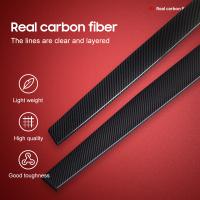 China Car Central Control Panel Cover Trim Strip for Tesla Model 3/model Y 2017-2022 Year Real Carbon Fiber Car Accessories Sticker for sale