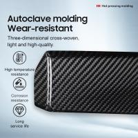 China Car Central Control Panel Cover Trim Strip for Tesla Model 3/model Y 2017-2022 Year Real Carbon Fiber Car Accessories Sticker for sale