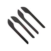 China Carbon Fiber Door Handle Cover Sticker for TESLA Model 3 TESLA Model Y Exterior Car Accessories 2019 2021 Factory Outlet for sale