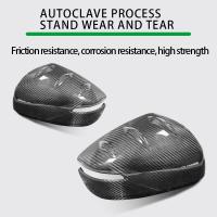 China Car External Parts Factory Outlet 100% Dry Carbon Fiber Car Rearview Mirror Cover for Toyota Land Cruiser LC300 From 2022 to Now for sale