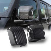 China Dry Carbon Fiber Rearview Mirror for JEEP Wrangler JK Accessories Jeep JL JT Gladiator Sahara Rubicon 4x4 Accessories Offroad for sale