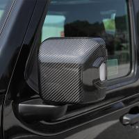 China Dry Carbon Fiber Rearview Mirror for JEEP Wrangler JK Accessories Jeep JL JT Gladiator Sahara Rubicon 4x4 Accessories Offroad for sale