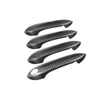 China For BMW X3 2019 Year Real Carbon Fiber Car External Handle Cover 4 PCS Outsider Car Accessories Sticker Glossy Black for sale