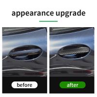 China For BMW X3 2019 Year Real Carbon Fiber Car External Handle Cover 4 PCS Outsider Car Accessories Sticker Glossy Black for sale