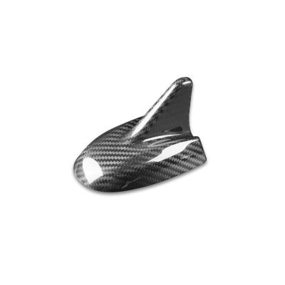 China For Maserati Ghibli 17-23 Year Auto Interior Modification Parts Glossy Black Carbon Fiber Car Antenna Cover Car Interior Sticker for sale