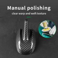 China For Maserati Ghibli 17-23 Year Auto Interior Modification Parts Glossy Black Carbon Fiber Car Antenna Cover Car Interior Sticker for sale