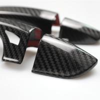 China Carbon Fiber Door Handle Cover Trims for for Ford Mustang Accessories GT350 GT Coupe Car Exterior Product Suppliers Auto Parts for sale