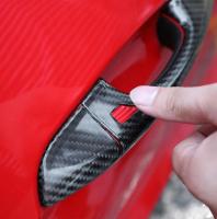 China Carbon Fiber Door Handle Cover Trims for for Ford Mustang Accessories GT350 GT Coupe Car Exterior Product Suppliers Auto Parts for sale