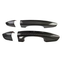 China Carbon Fiber Door Handle Cover Trims for for Ford Mustang Accessories GT350 GT Coupe Car Exterior Product Suppliers Auto Parts for sale