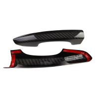 China Carbon Fiber Door Handle Cover Trims for for Ford Mustang Accessories GT350 GT Coupe Car Exterior Product Suppliers Auto Parts for sale
