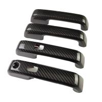 China Carbon Fiber Door Handle Cover for Ford USA F150 Pickup Raptor 4x4 Accessories Dry Carbon Fiber Car Exterior Suppliers for sale