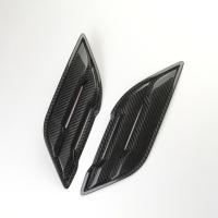 China Carbon Fiber Fender Bezel Splitter Car Side Air Vent Outlet Cover 4x4 Accessories Exterior for Ford F150 Pickup F-150 Raptor for sale