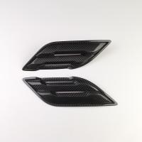 China Carbon Fiber Fender Bezel Splitter Car Side Air Vent Outlet Cover 4x4 Accessories Exterior for Ford F150 Pickup F-150 Raptor for sale