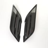 China Carbon Fiber Fender Bezel Splitter Car Side Air Vent Outlet Cover 4x4 Accessories Exterior for Ford F150 Pickup F-150 Raptor for sale